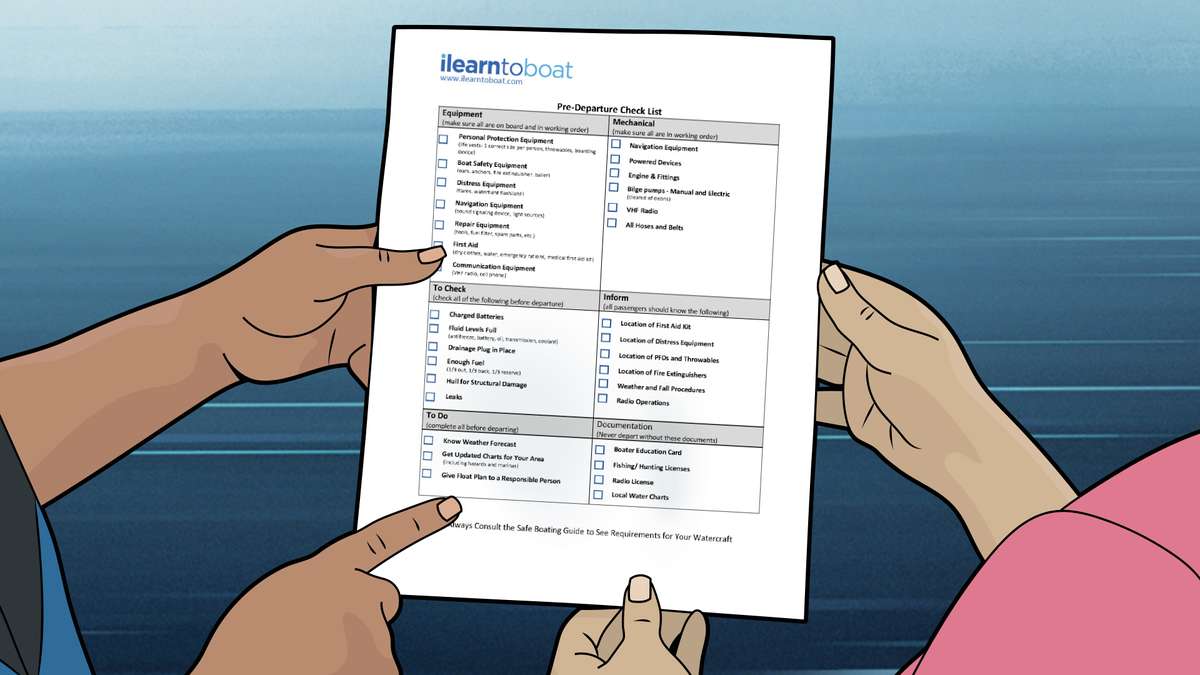 What Is a Float Plan and a Pre-Departure Checklist? | ilearntoboat