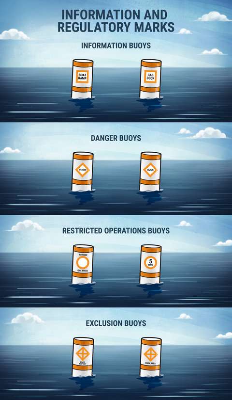 Boat Signs on the Water: Markers and Buoys | ilearntoboat