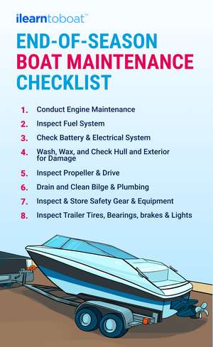 A Guide to Post-Season Boat Maintenance | ilearntoboat